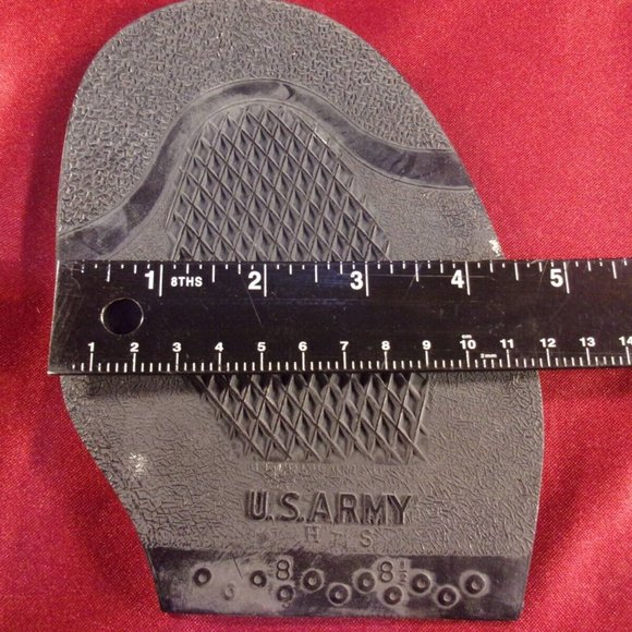 Shoes | 8 85 Military Us Army Wwii Boot Replacement Soles Black New Old ...